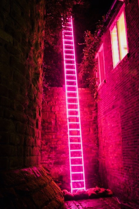 Staircase To Neon Heaven – MENTAL IDEAS